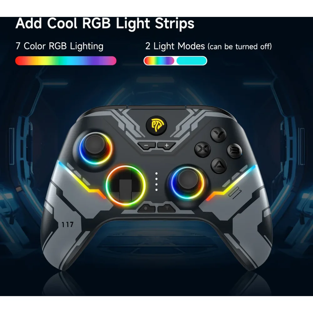 EasySMX® X15 RGB Controller With Hall Trigger and Hall Joystick ...