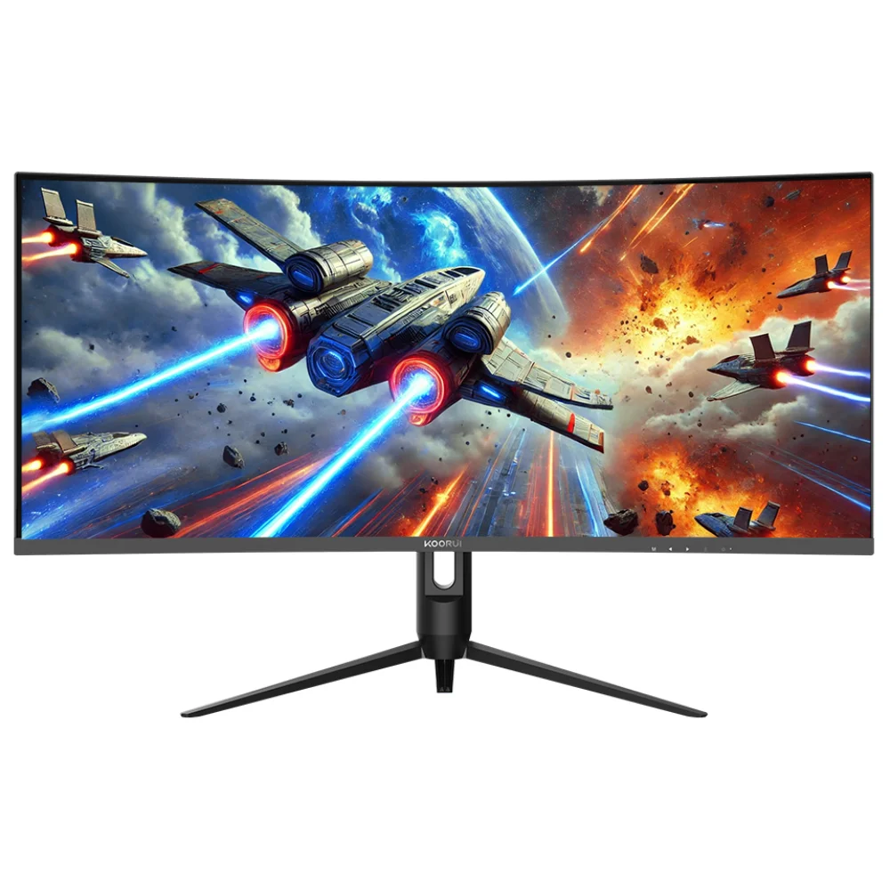 KOORUI G3441XC 34" WQHD Curved 240Hz 1ms MPRT, sRGB 125%, Adobe RGB 102 ...