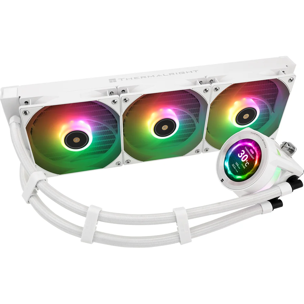 THERMALRIGHT TR 360 CORE VISION LCD ARGB WHITE | Techtronics